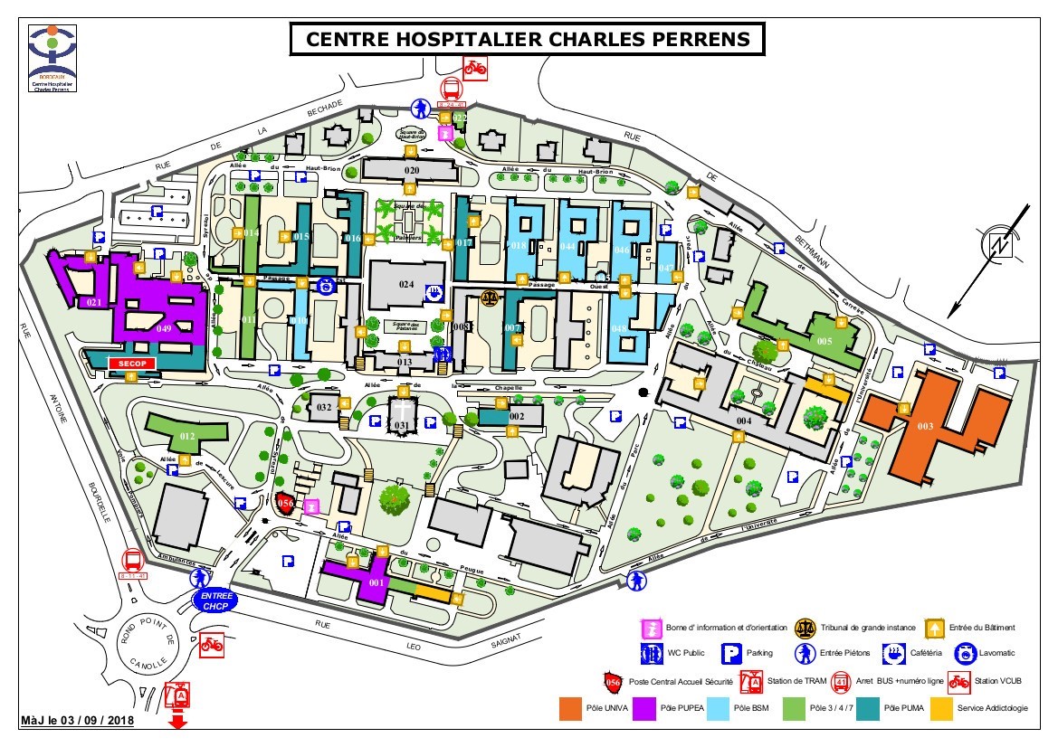 Localisation et Plan | IFSI CH Perrens